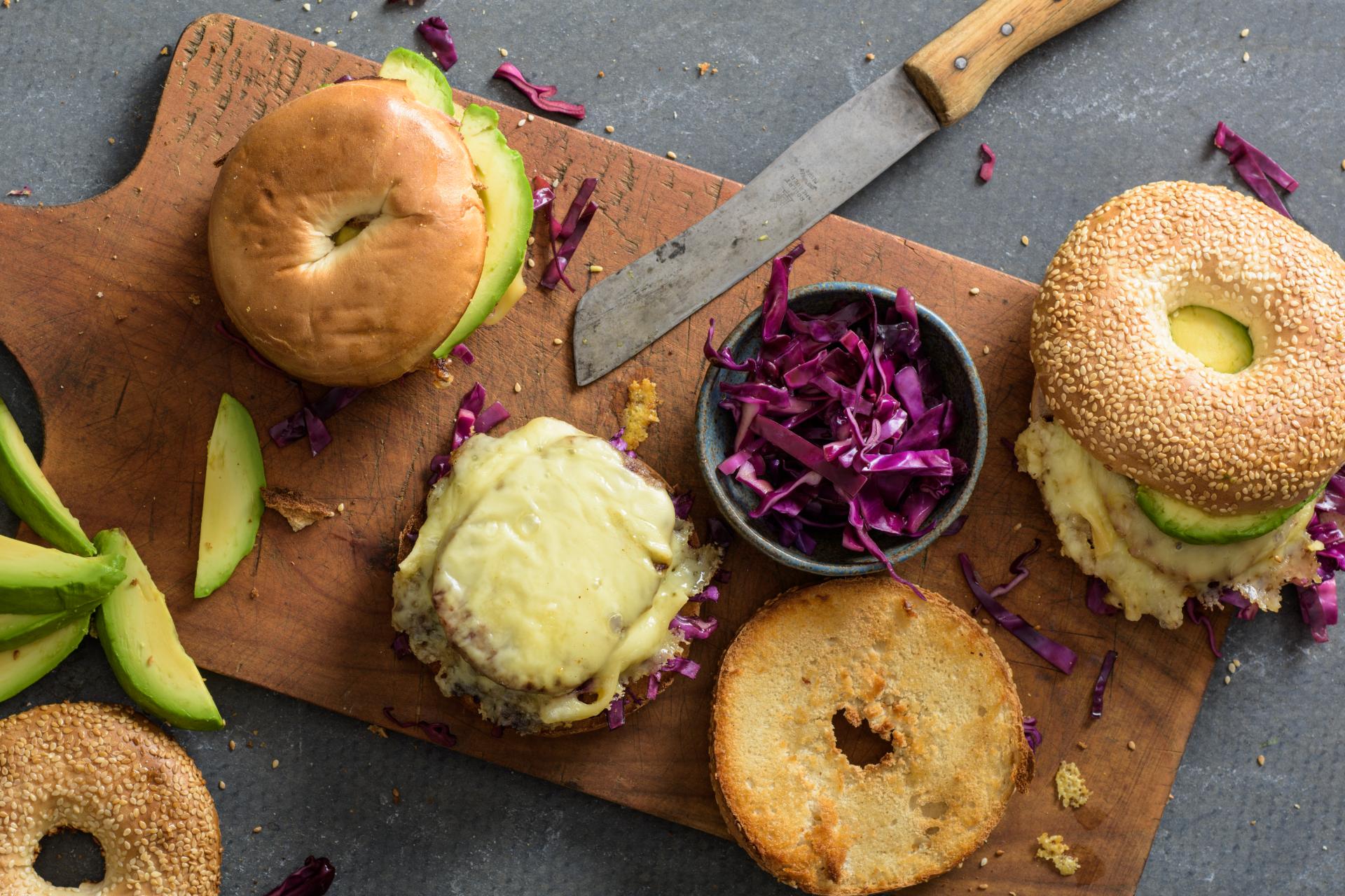 Raclette bagels | beef | coop.ch