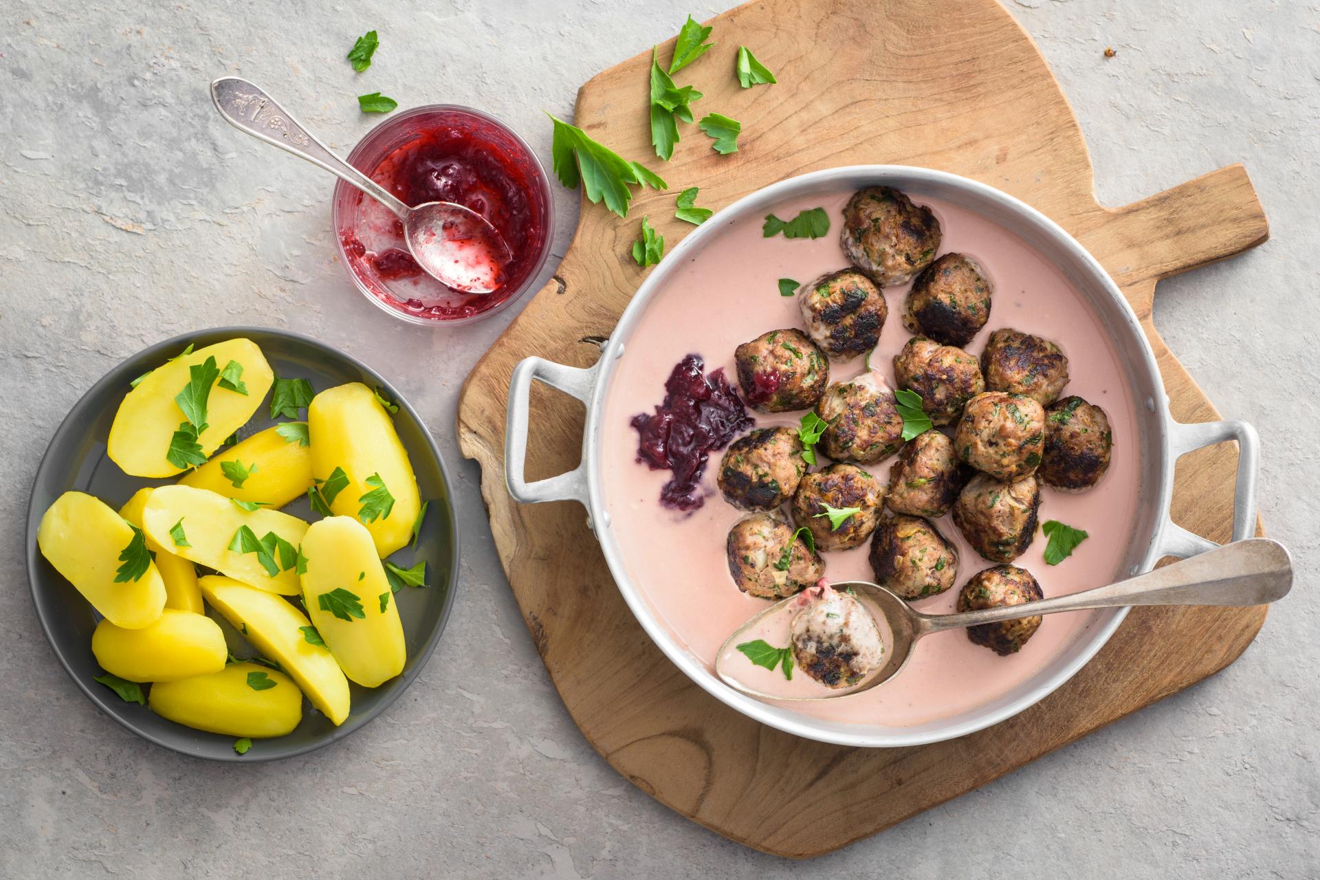 Köttbullar an Preiselbeer-Sauce | Rind | coop.ch
