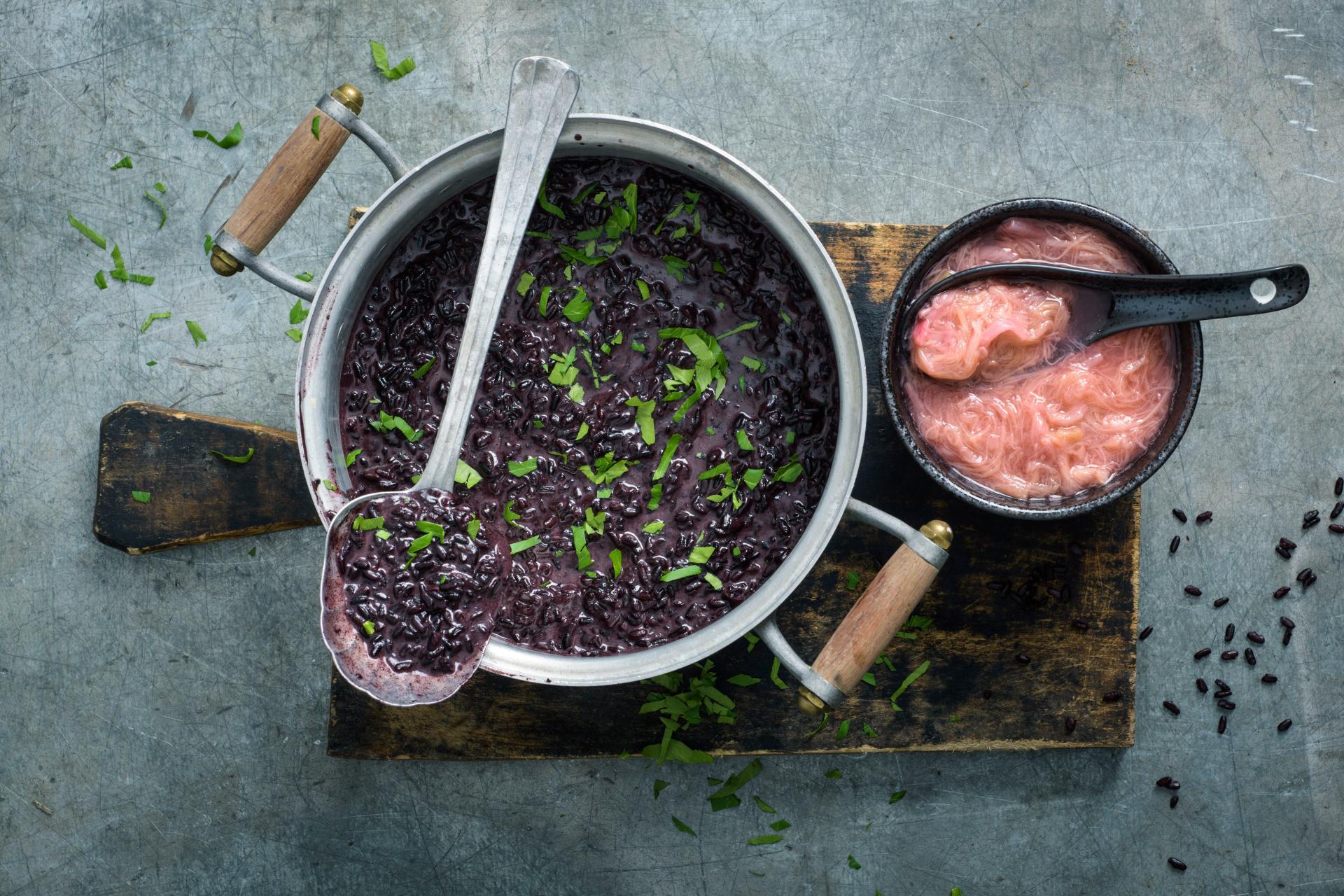 Venere-Risotto mit Rhabarber | Risotto | coop.ch