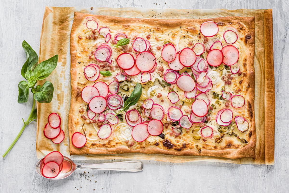 Radiesli-Flammkuchen - Rezepte | fooby.ch