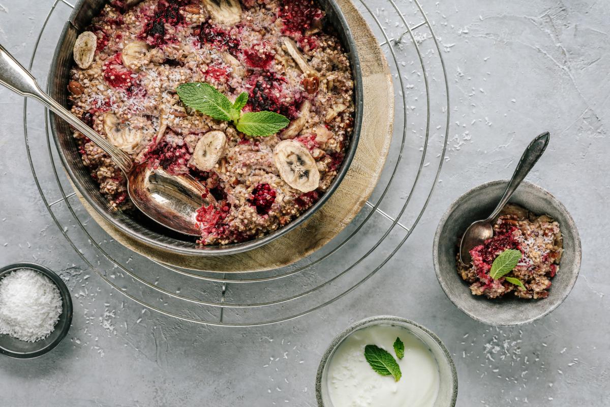 Baked oatmeal - Recette | fooby.ch