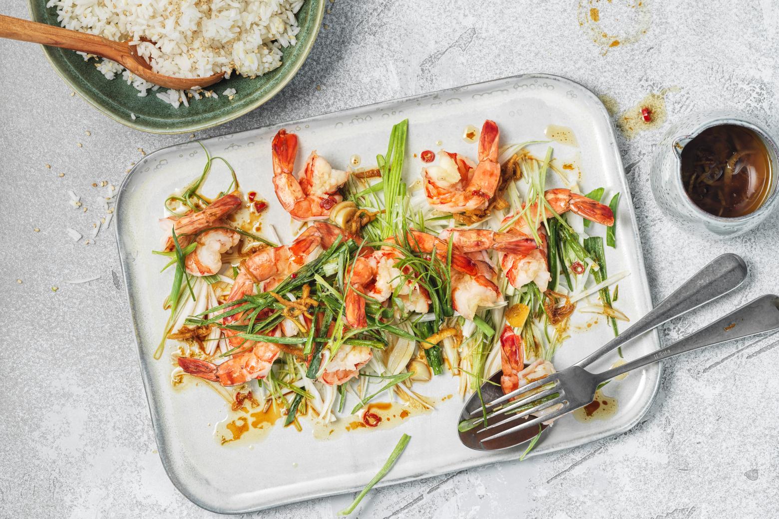 Ricetta Gamberi Chop Suey