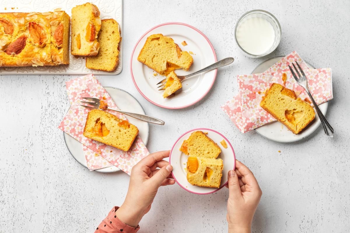 Cake aux abricots - Recette | little FOOBY