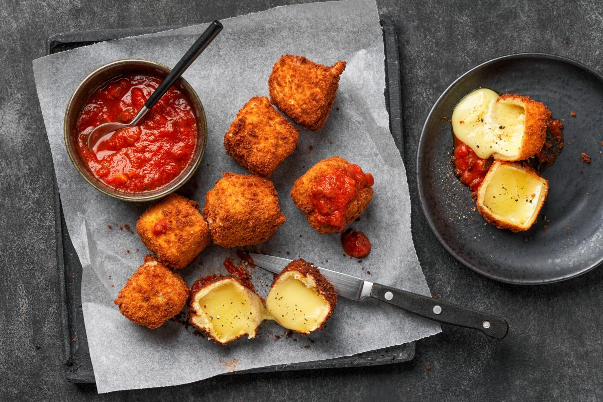 Cheese nuggets et sauce Jalapeño - Recette | fooby.ch