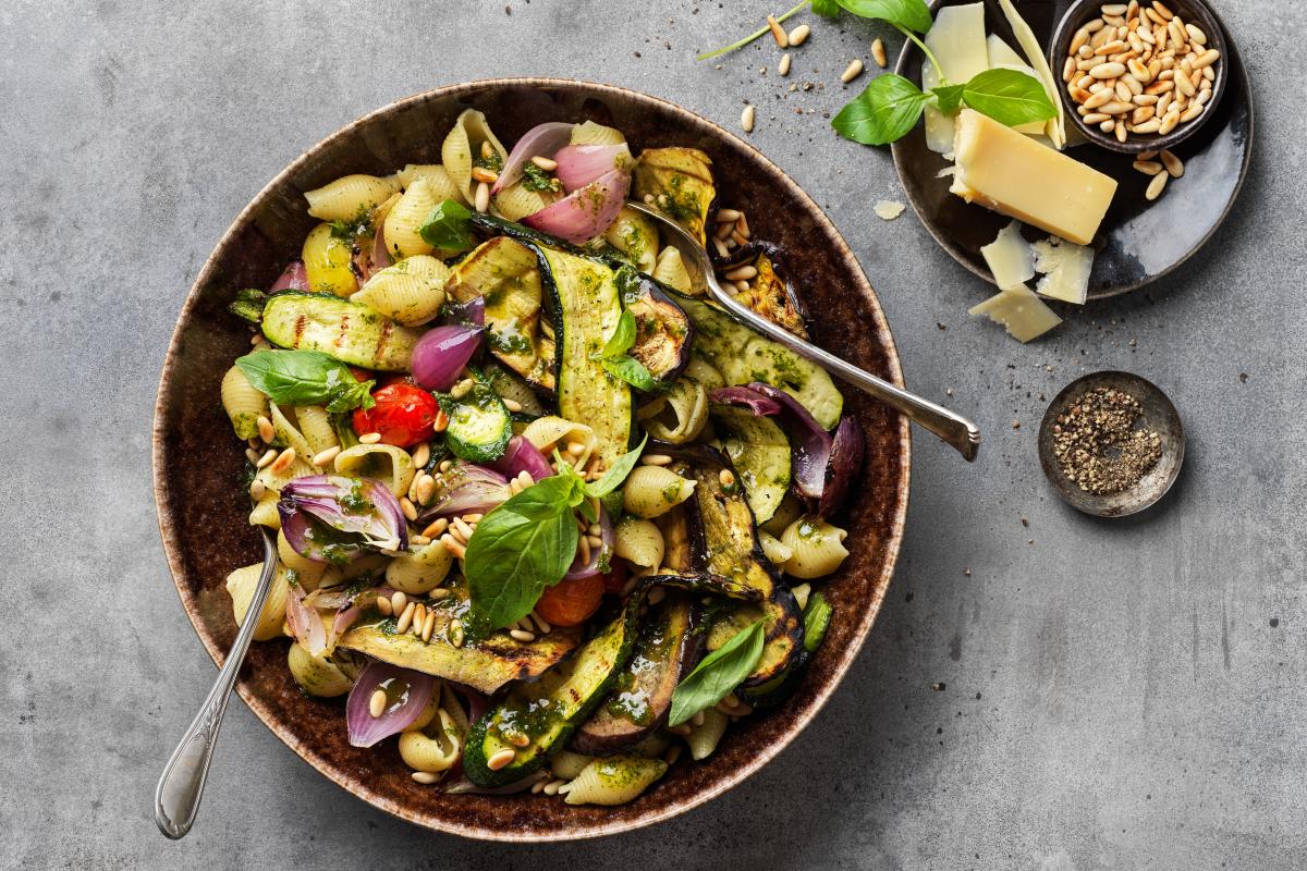 Pasta mit Grillgemüse - Rezepte | fooby.ch