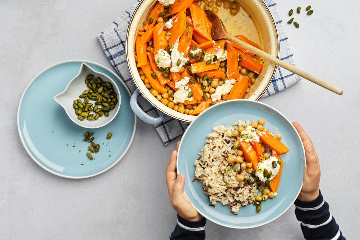 Geschmorte Rüebli mit Ricotta - Rezepte | little FOOBY