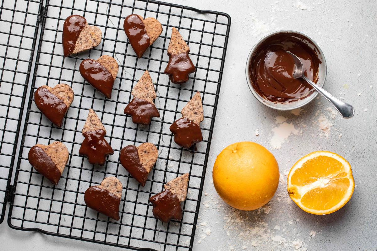 Schoggi-Orangen-Guetzli - Rezepte | fooby.ch