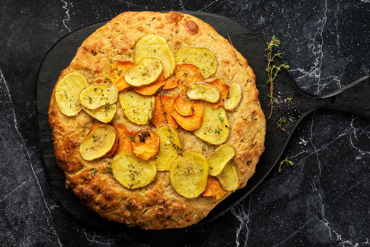 Focaccia aux pommes de terre - Recette | fooby.ch