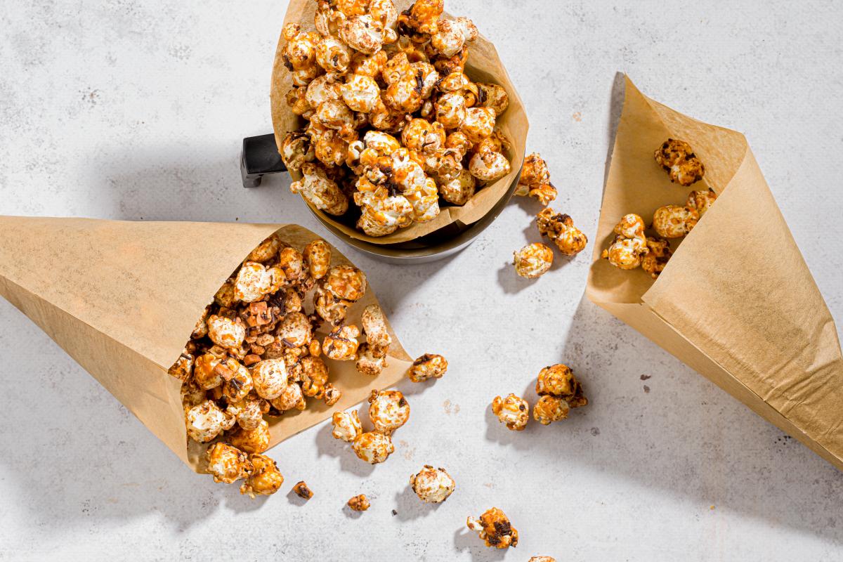 Caramel-Schokoladen-Popcorn - Rezepte | fooby.ch
