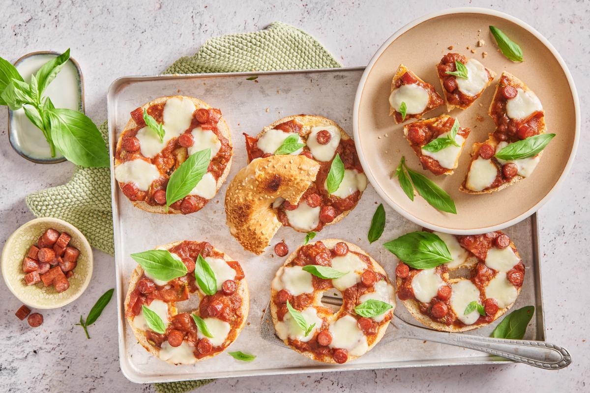 Pizza-Bagel - Rezepte | fooby.ch