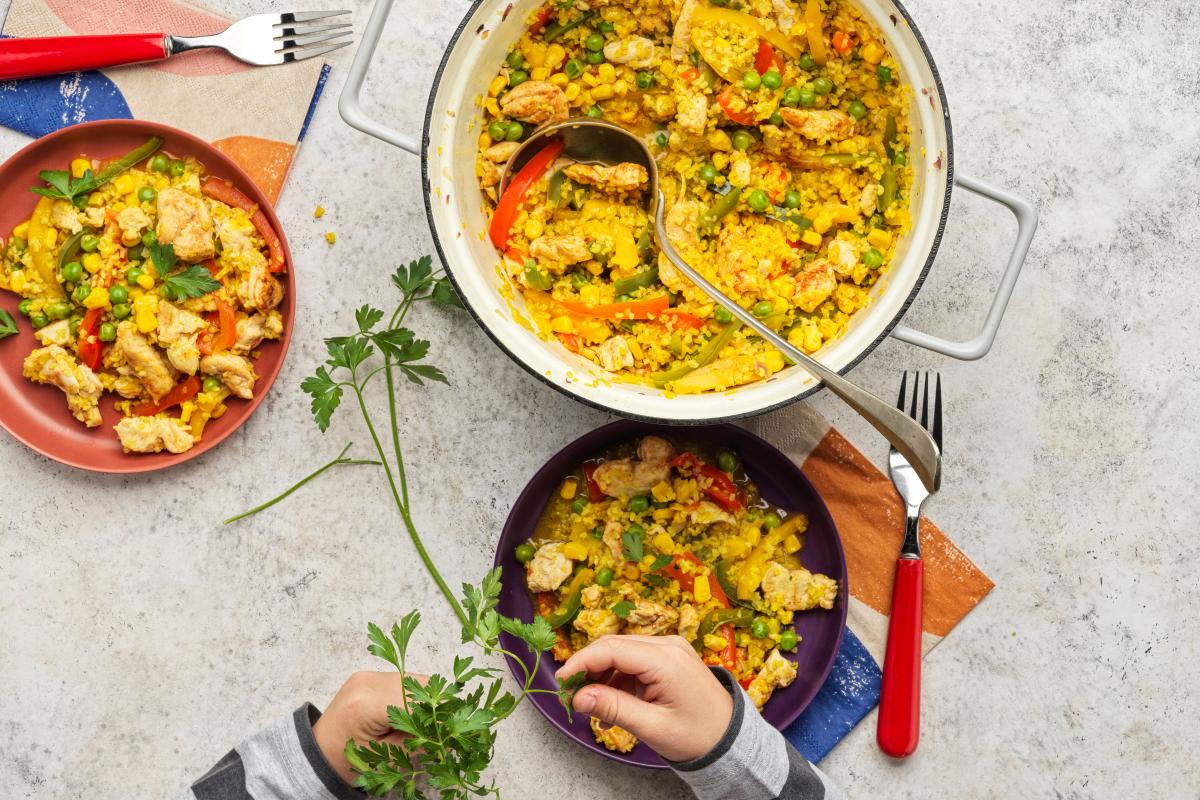 One Pot-Paella mit Poulet - Rezepte | little FOOBY