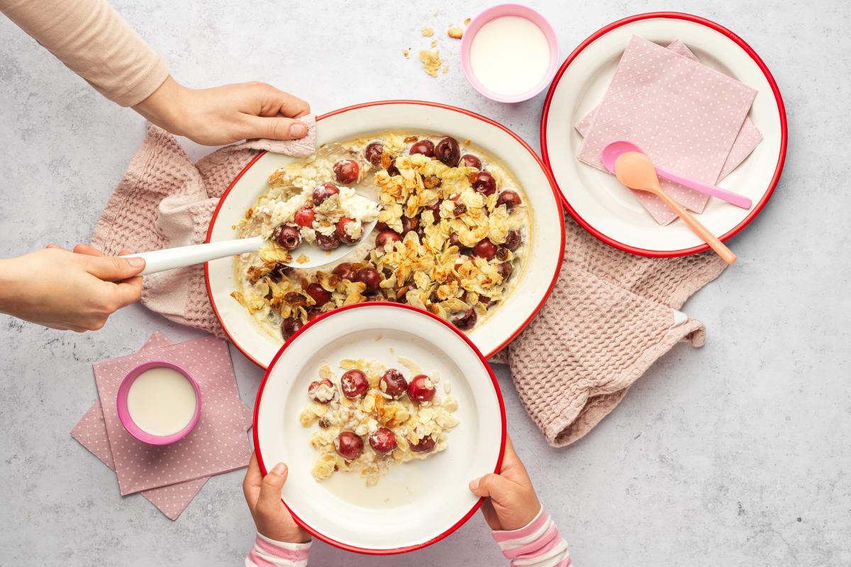 Milchreis mit Kirschen - Rezepte | little FOOBY