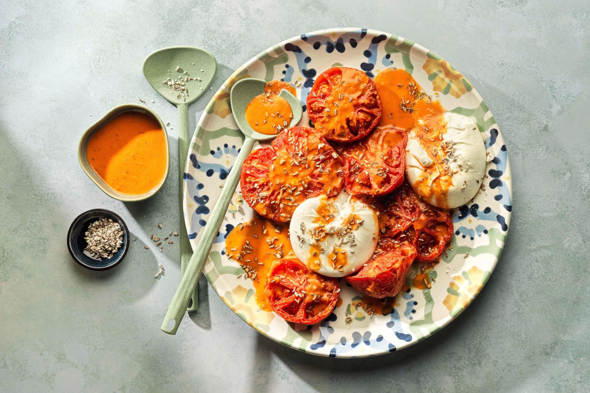 Burrata mit geschmorten Tomaten | Vorspeise | coop.ch