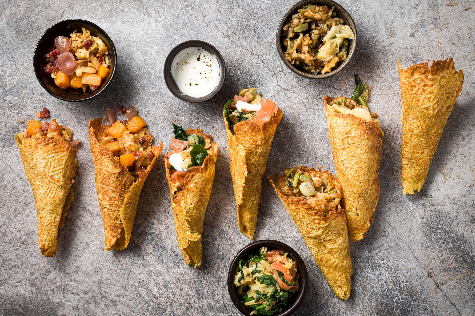 Cornets de röstis | Apéritif et Finger food | coop.ch