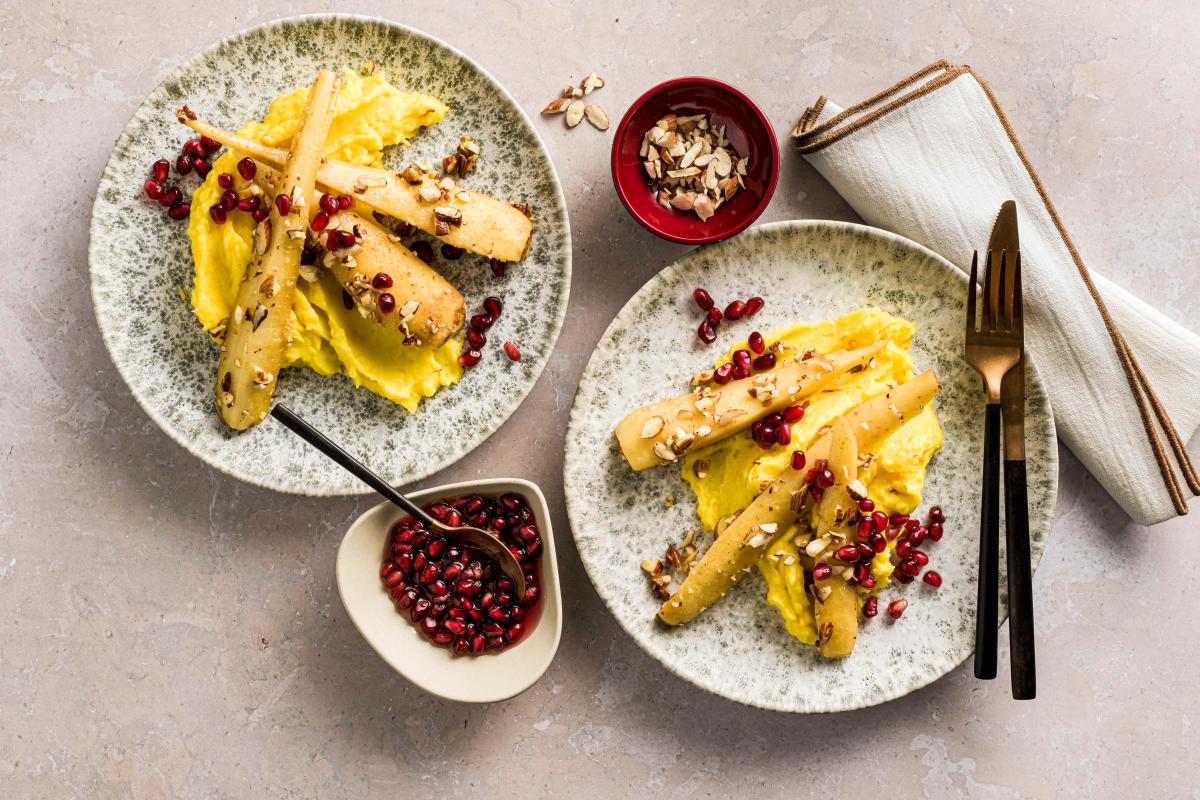Safran-Kartoffelstock mit Pastinaken - Rezepte | fooby.ch
