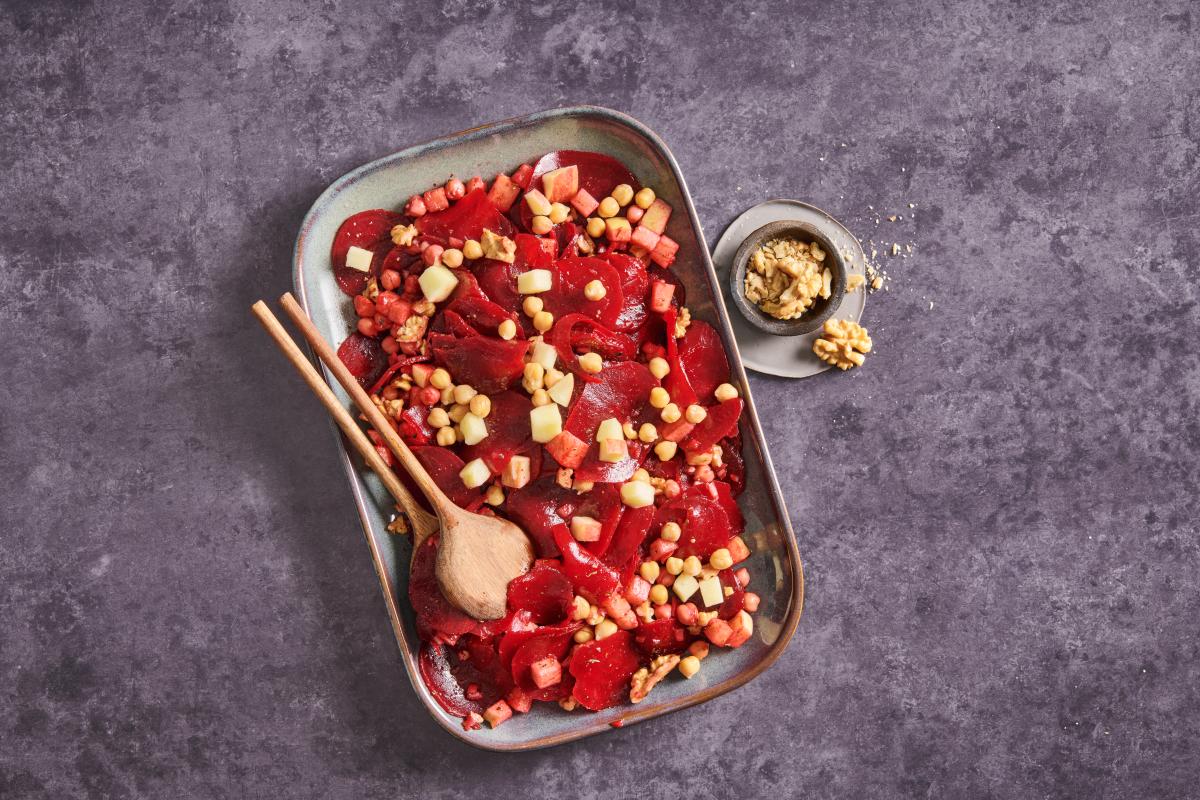 Apfel-Randensalat mit Kichererbsen - Rezepte | fooby.ch