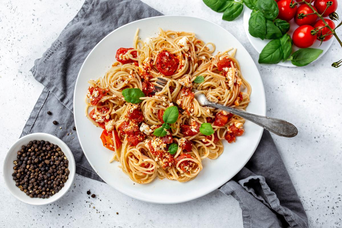 Silken tofu spaghetti - Recipes | fooby.ch