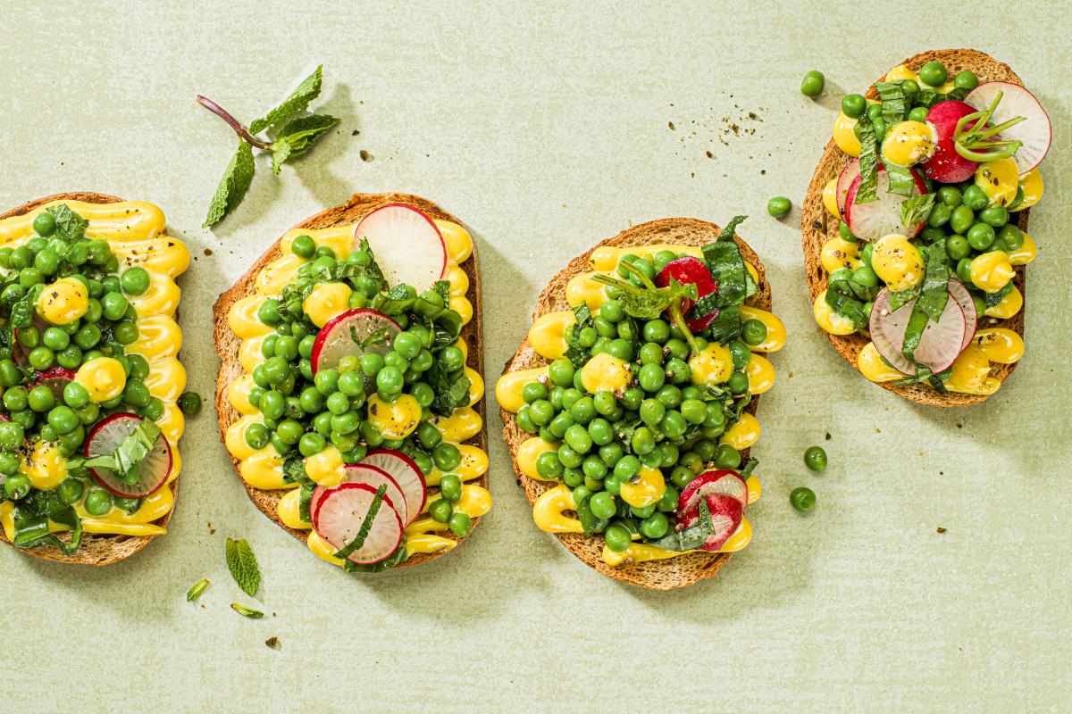 Peas on toast - Recipes | fooby.ch