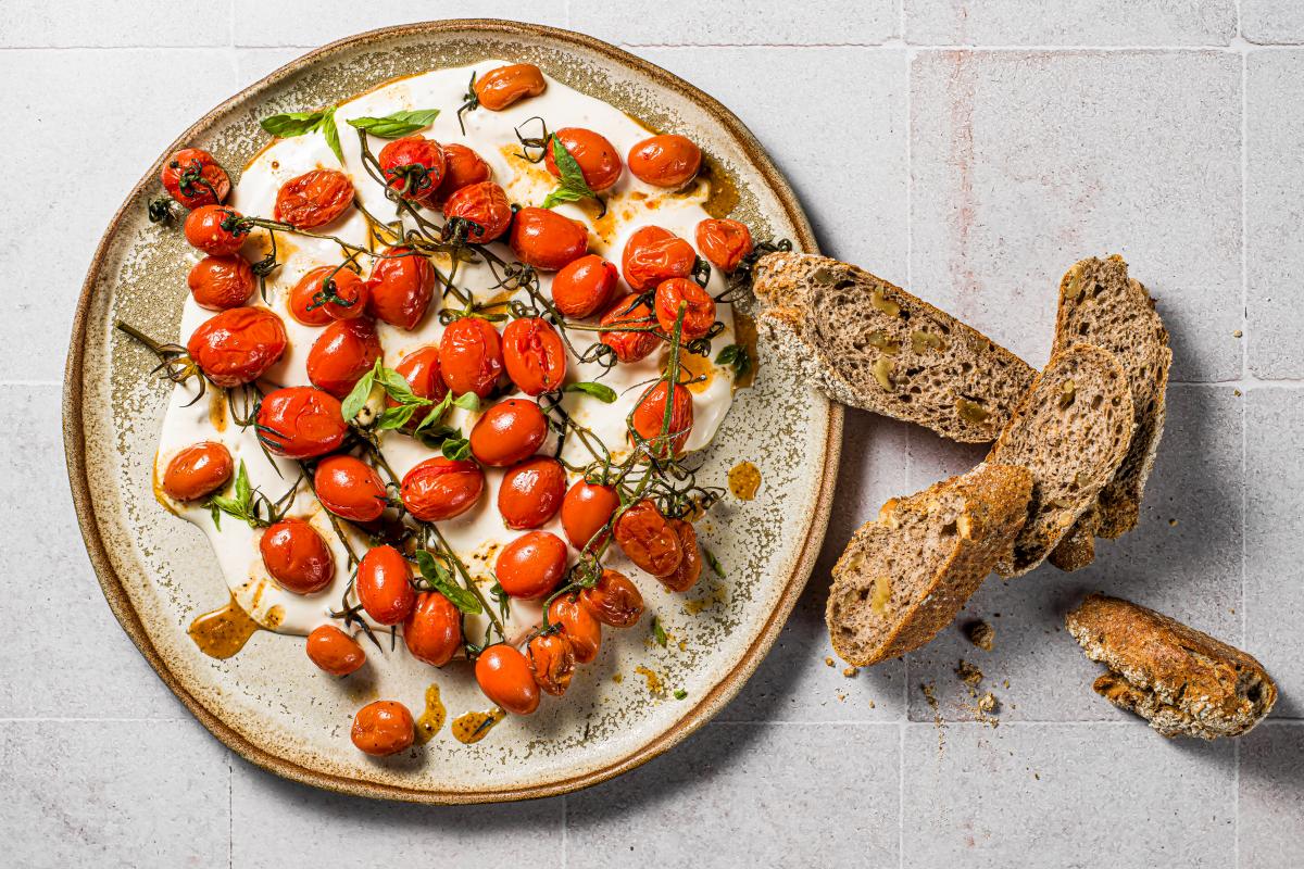 Tomates au four à la crème de ricotta - Recette | fooby.ch