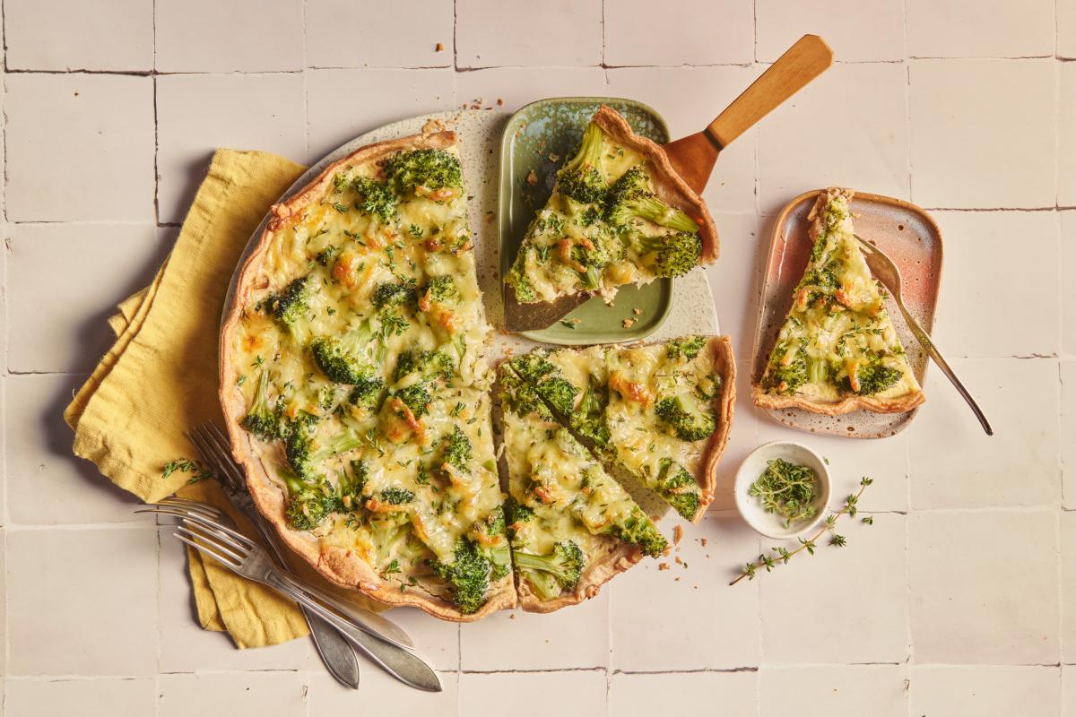 Tarte au brocoli et au fromage - Recette | fooby.ch