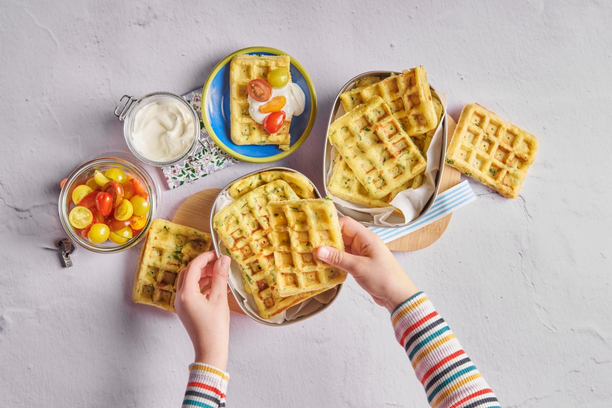 Kräuter-Maiswaffeln - Rezepte | little FOOBY