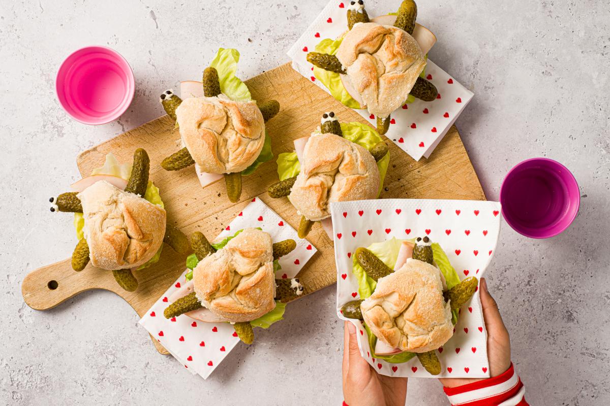 Sandwiches-tortues - Recette | little FOOBY