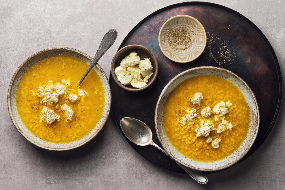 Lentil and saffron soup - Recipes | fooby.ch