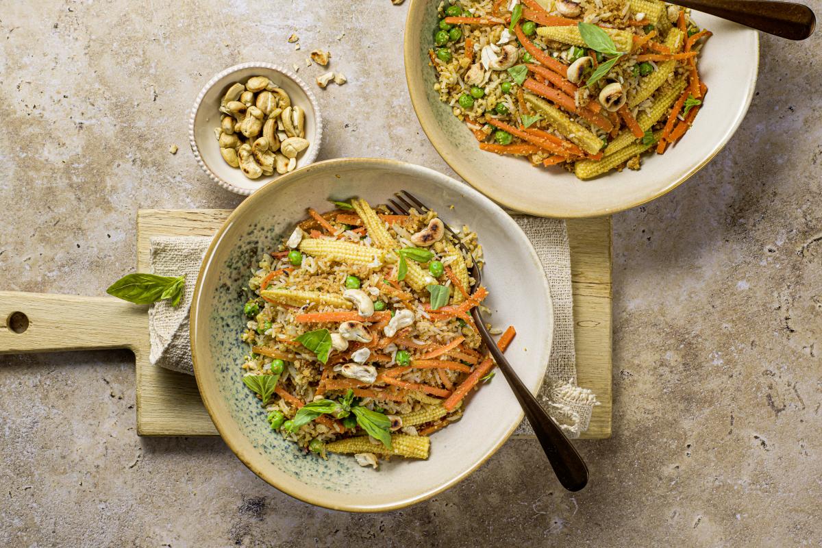 Fried rice with okara - Recipes | fooby.ch