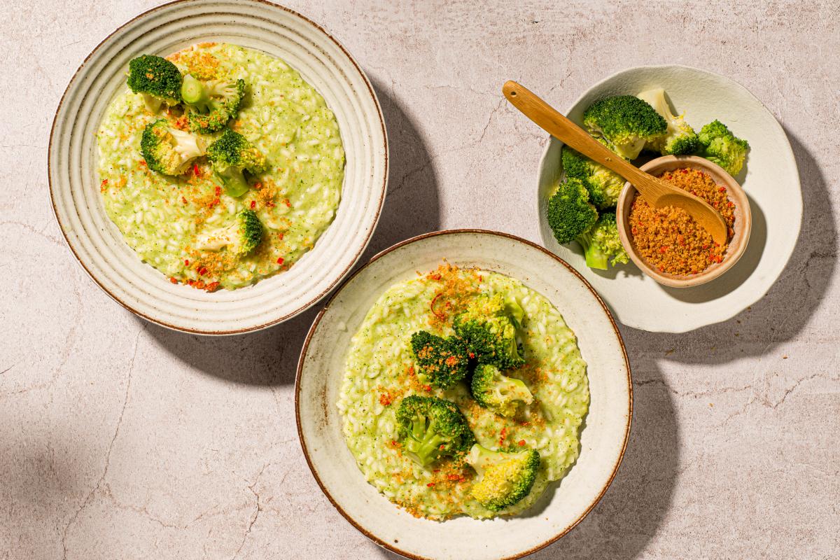 Broccoli risotto with a crumb topping - Recipes | fooby.ch