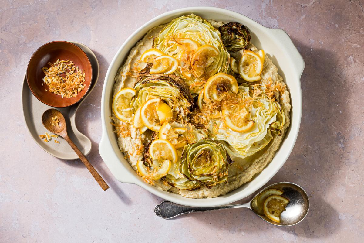 Chou pointu et purée de céleri - Recette | fooby.ch