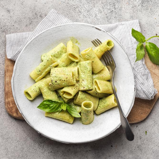 Pasta mit Basilikum-Aioli | Pasta | coop.ch