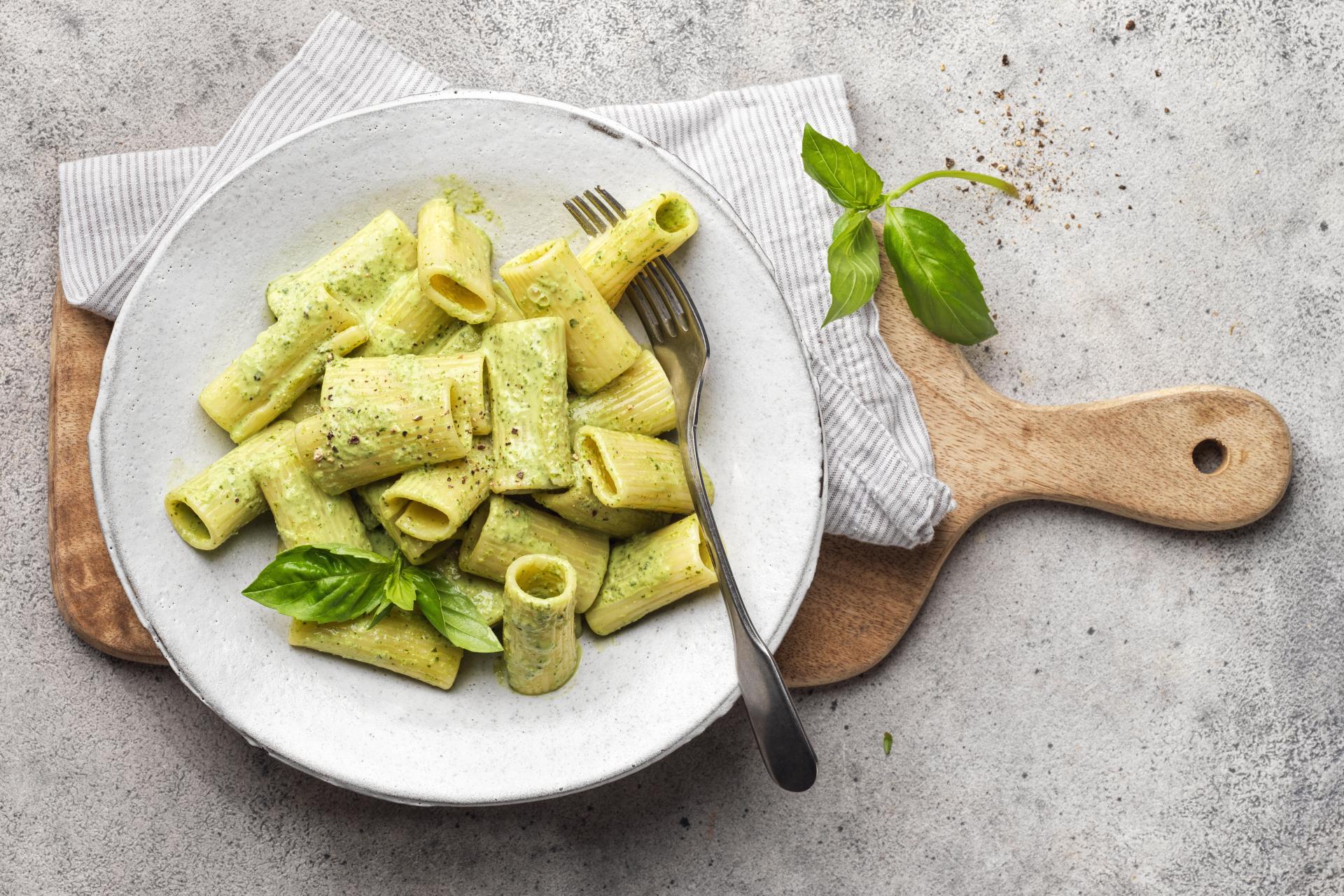 Pasta mit Basilikum-Aioli | Pasta | coop.ch