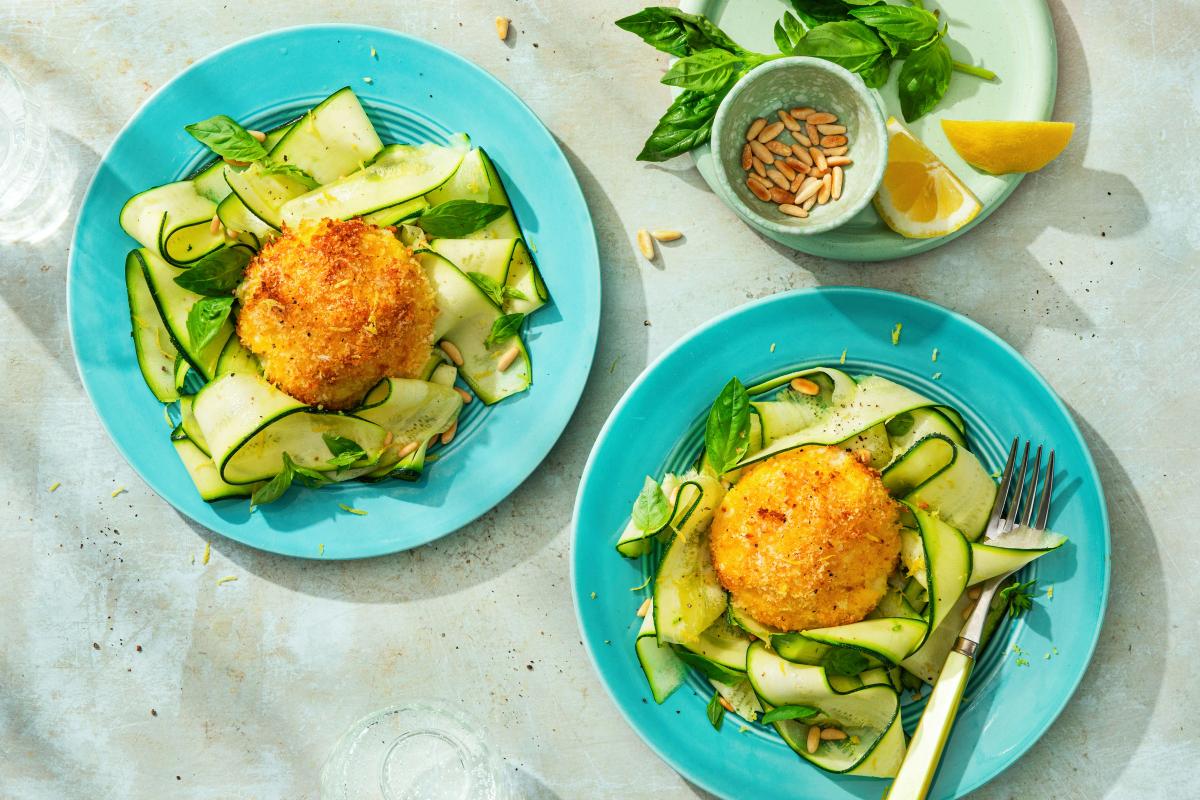 Airfryer Burrata auf Zucchinisalat - Rezepte | fooby.ch